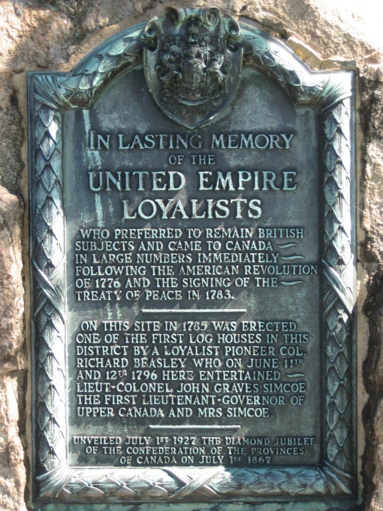 The United Empire Loyalists