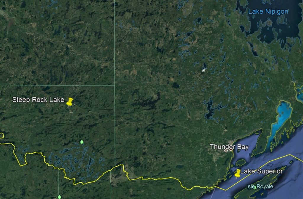 The Little Green Men of Steep Rock Lake