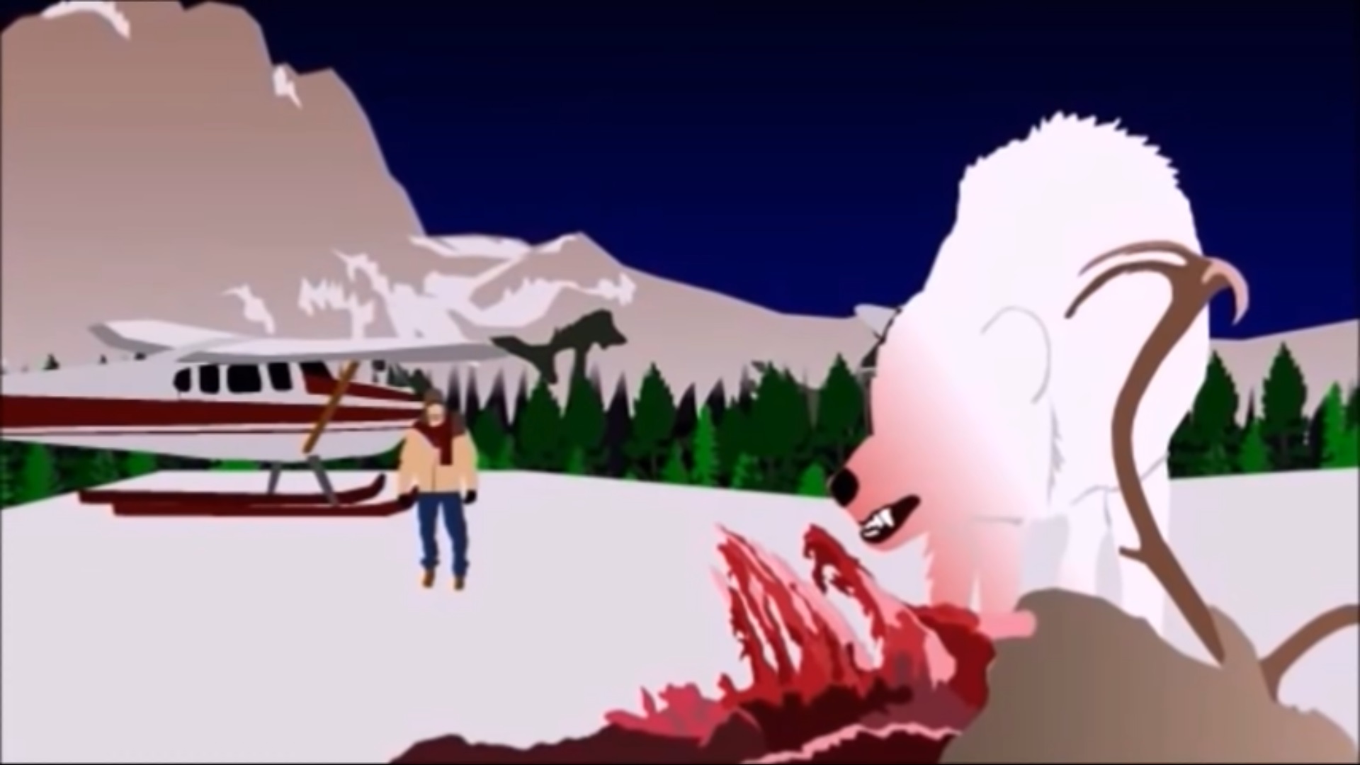 Giant White Wolf Spotted in Northern Saskatchewan